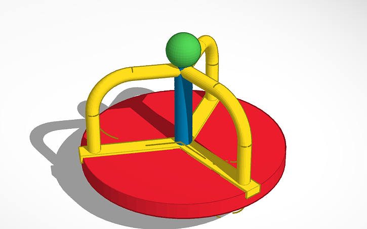 3D design Carousel 1(playground) - Tinkercad