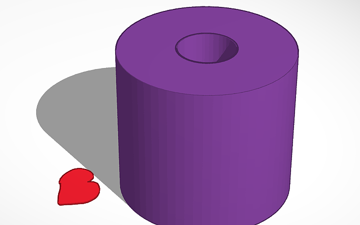 3D design lunars tolet paper | Tinkercad