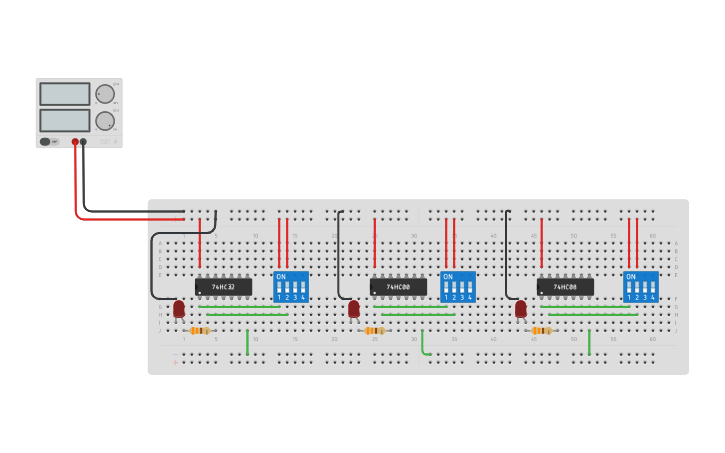 Circuit design Activity 8 Logic Gates - Tinkercad