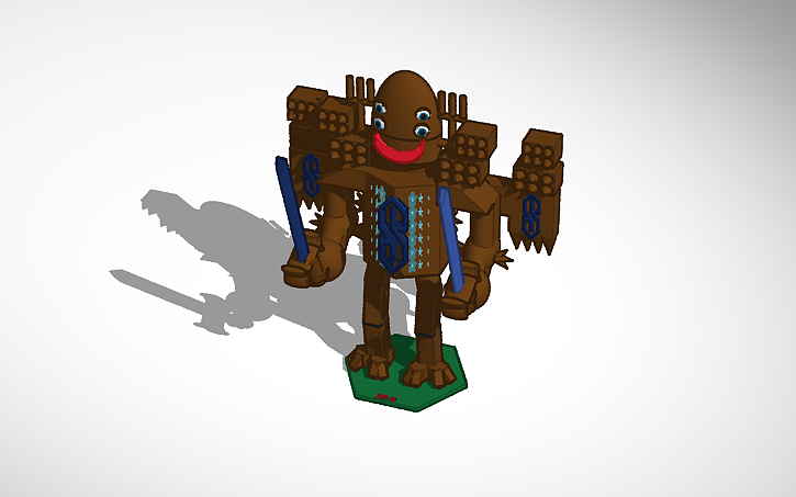 3D design Tech Mech Robot - Tinkercad