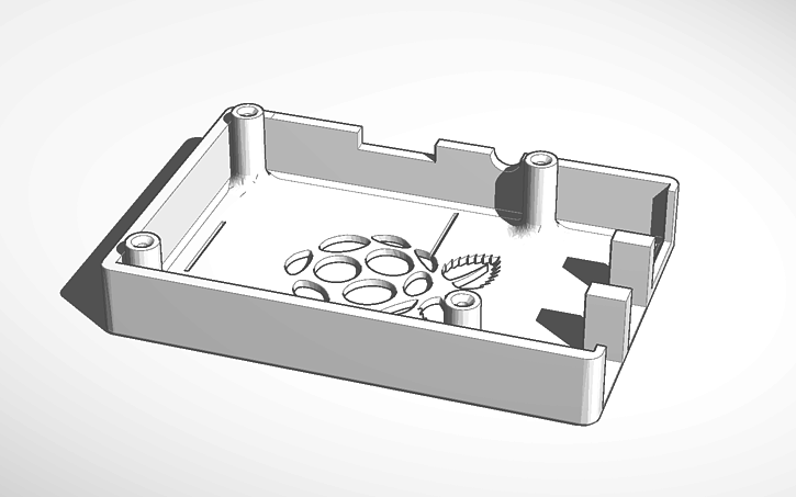 3D design rasberry pi - Tinkercad