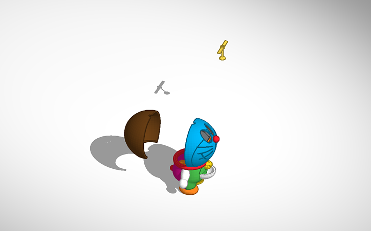 3D design Doraemon Demo - Tinkercad