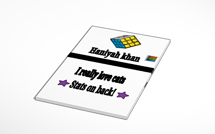 3D design My Tinker Trading card - Tinkercad