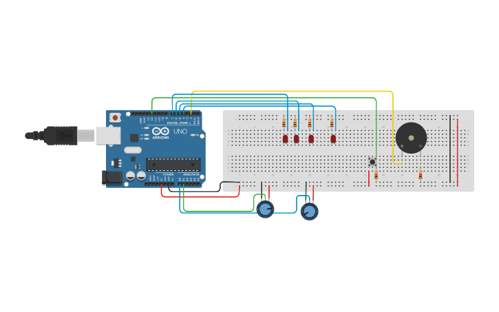 Circuit design joystick program - Tinkercad