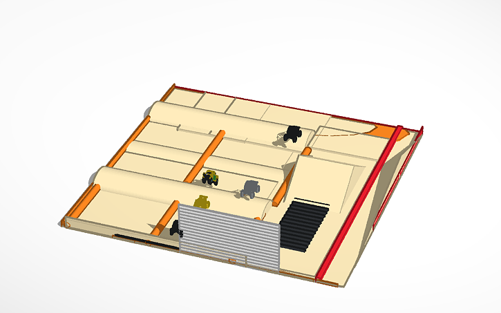 3D design rally truck course | Tinkercad