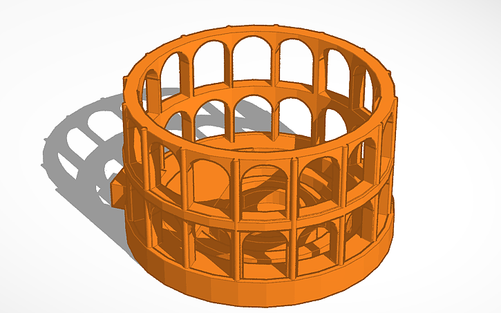 3D design Copy of Colosseum | Tinkercad