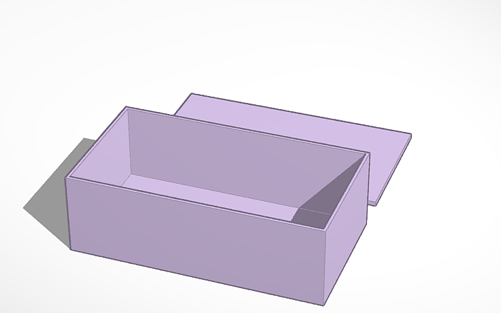 3D design project box - Tinkercad
