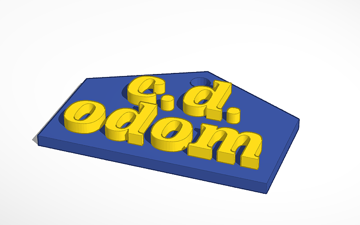 3D design Odom Ornament v3 | Tinkercad