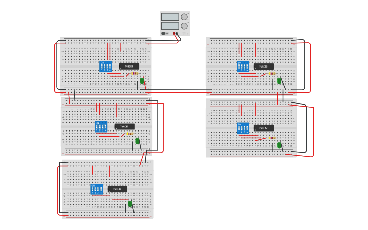 Circuit design Trabalho 2 - Tinkercad
