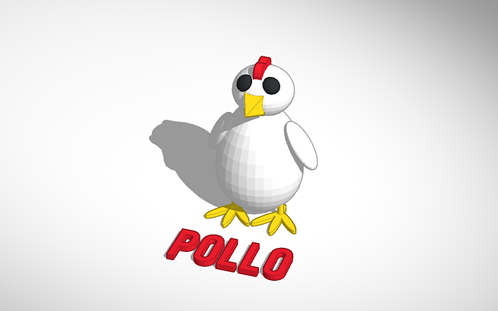 3D design Pollo | Tinkercad