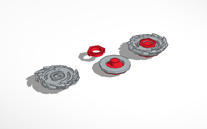 3D design Beyblade Graviton:Blaze Falconer CDG: Eternal Wide Defense ...