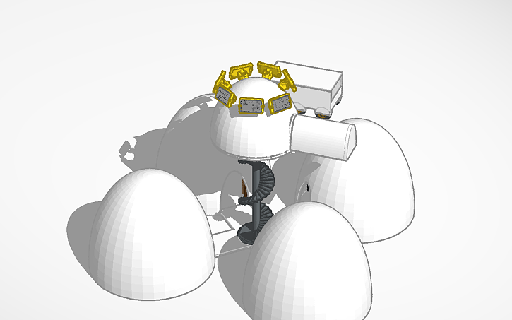 3D design AC Base - Tinkercad