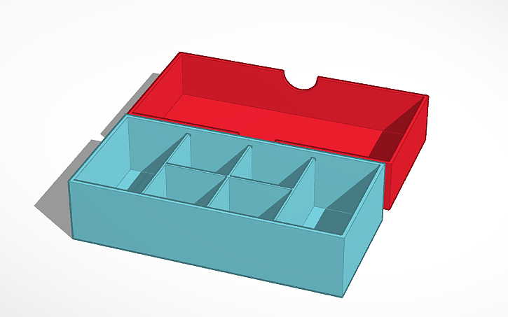 3D design DSA box | Tinkercad