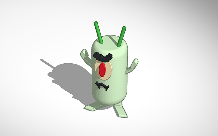 3D design plankton - Tinkercad
