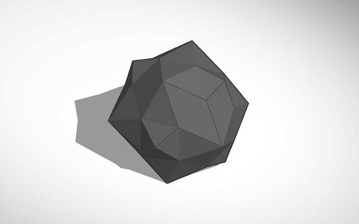 3D design Boulders - Tinkercad