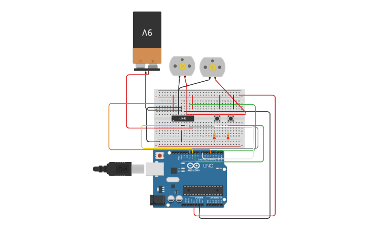 Circuit Design Motores Dc David Cardenas 9c Tinkercad