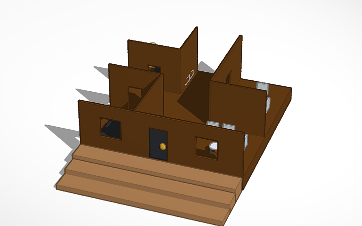 3D design over the river set design | Tinkercad