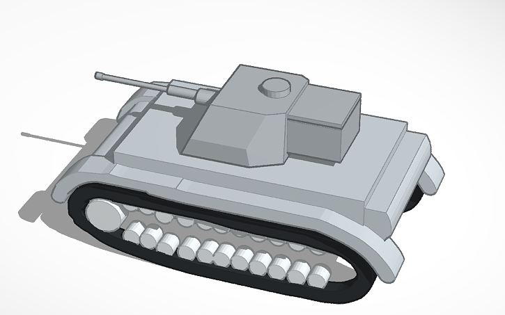 3D design Panzerkampfwagen IV G - Tinkercad