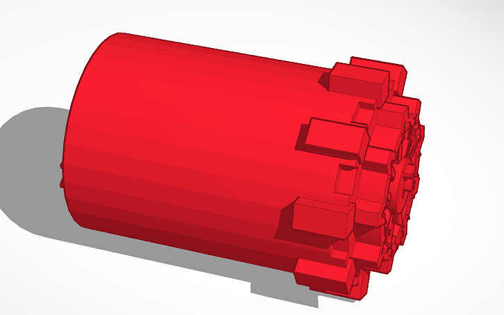 3D design Fallout vault door - Tinkercad