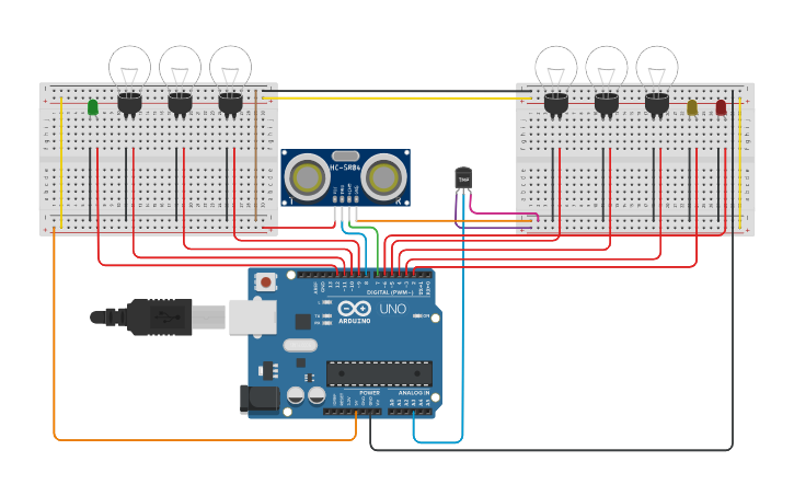 Circuit design PROJETO ARDUINO | Tinkercad