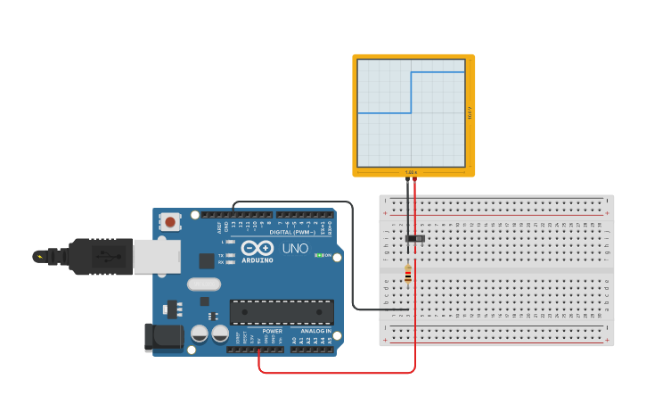 Circuit design Modul 2 Examples - Digital Input | Tinkercad