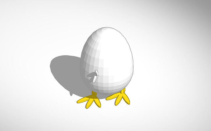 3D design Chicken Little - Tinkercad