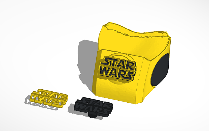 3D design PS4 controller stand - Tinkercad