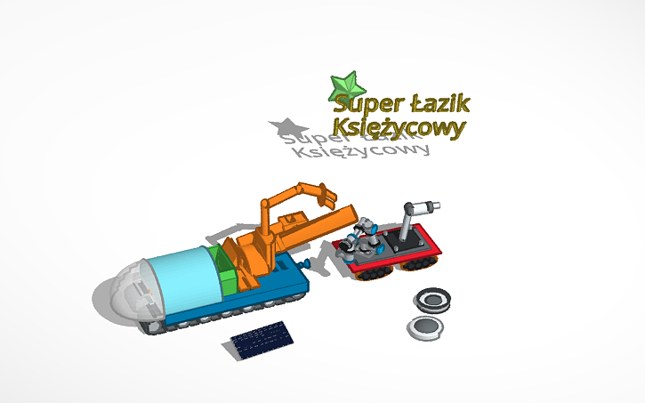 3d Design Coderdojo Pojazd Ksiezycowy Tinkercad