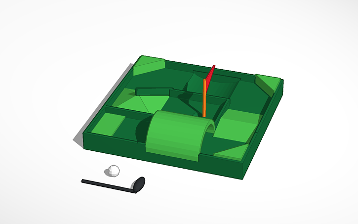 3D design Mini Golf - Tinkercad