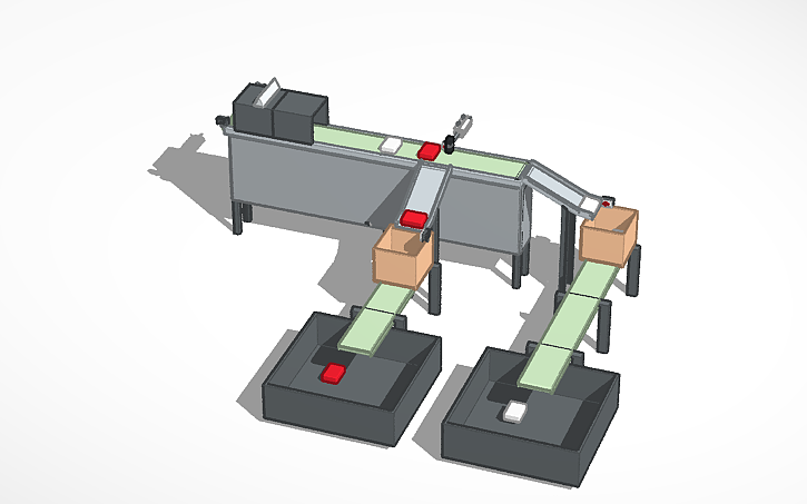 3D design Copy of Copy of Conveyor belt - Tinkercad