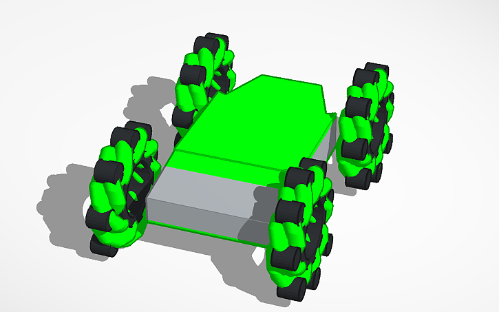 3D design Omni Wheel RC Car - Tinkercad
