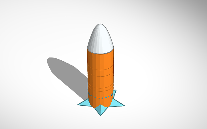 3d Design Rocket Tinkercad
