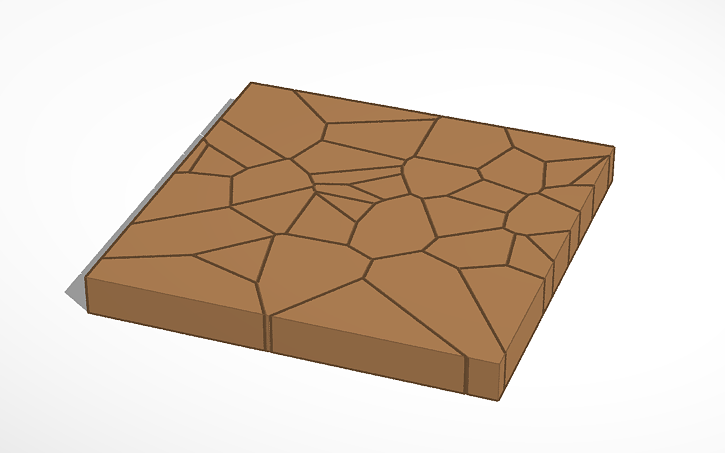 3D design Tiles - Tinkercad