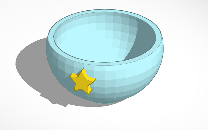 3D design bowl - Tinkercad