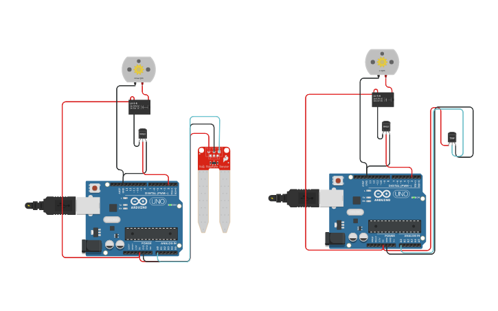 Circuit Design Работа с аналоговыми датчиками Arduino Tinkercad