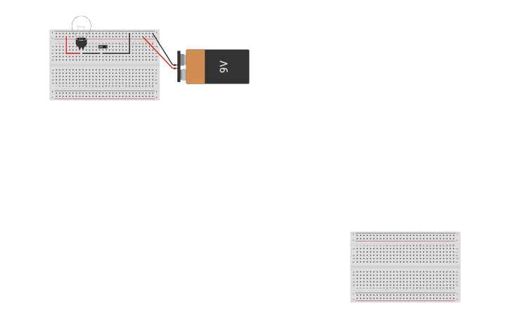 Circuit design circuito1 placa board | Tinkercad