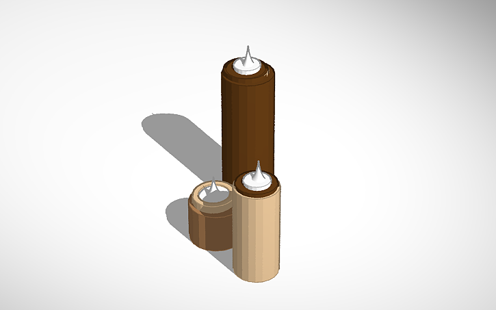 3D design Candles | Tinkercad