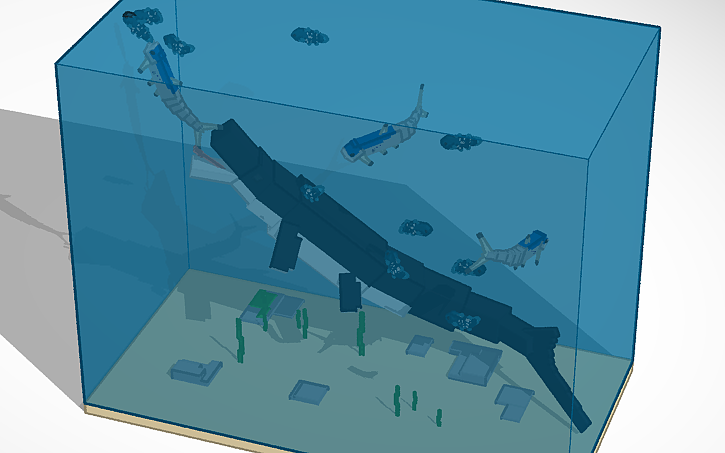 3D design big fish - Tinkercad