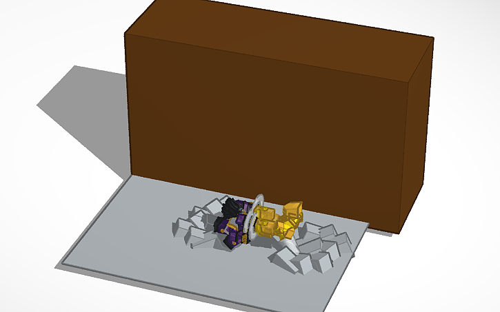 3D design STAR PLATINUM VS ZA WARUDO!! | Tinkercad