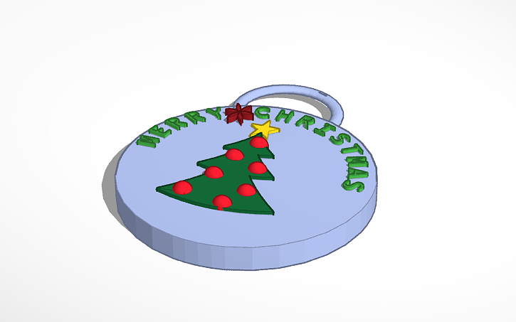 3D design Christmas ornament | Tinkercad