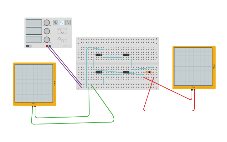 Circuit design Full Wave Rectifier | Tinkercad