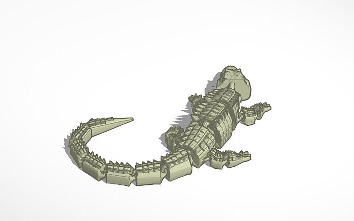 3D design croc - Tinkercad