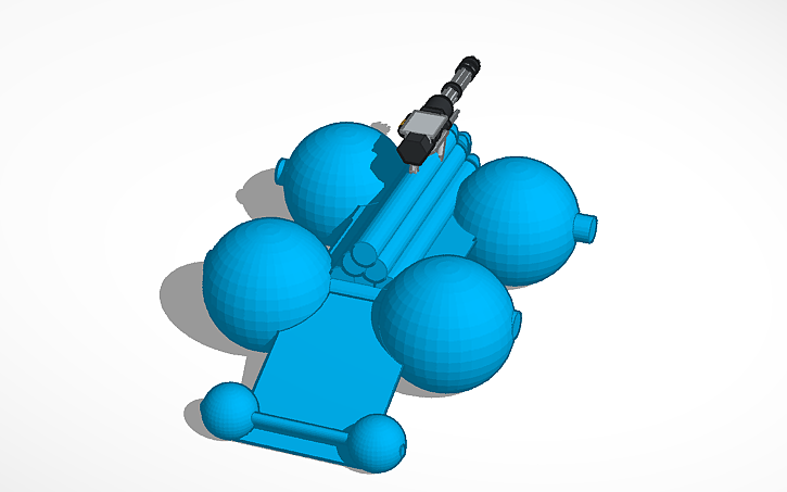 3D design cannon - Tinkercad