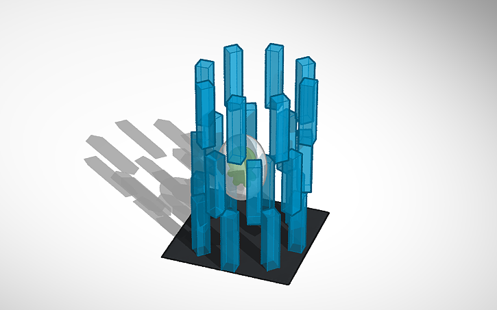 3D design teleporter - Tinkercad