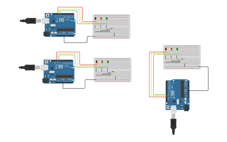 Circuit design tugas lampu merah | Tinkercad Circuit design tugas lampu merah | Tinkercad