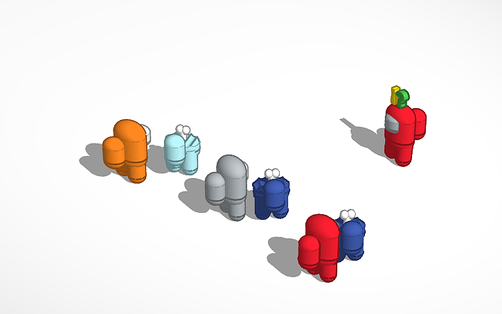 3d Design Among Us Character Tinkercad