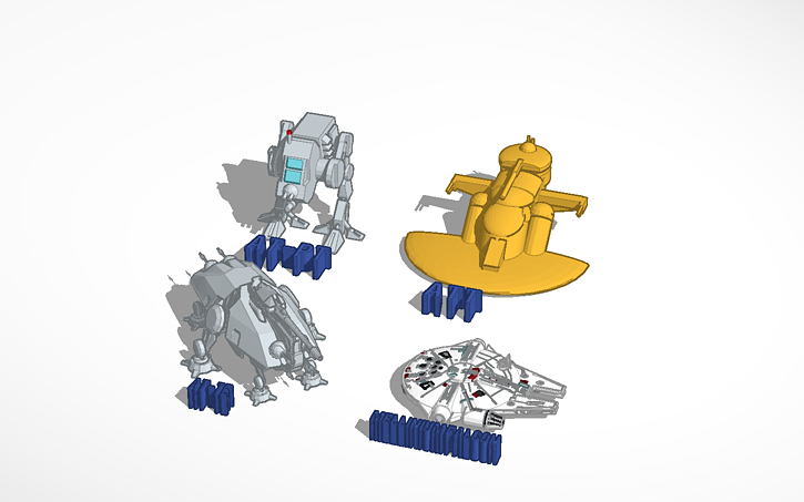 3D design Star Wars Vehicles-1 - Tinkercad
