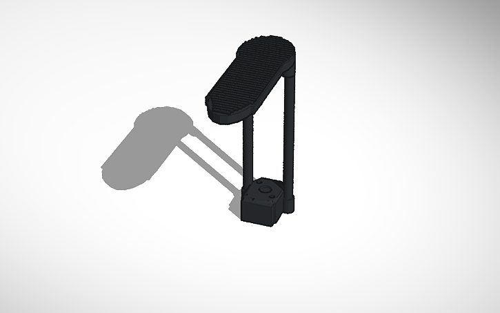 3D design MP5 nerf stock - Tinkercad