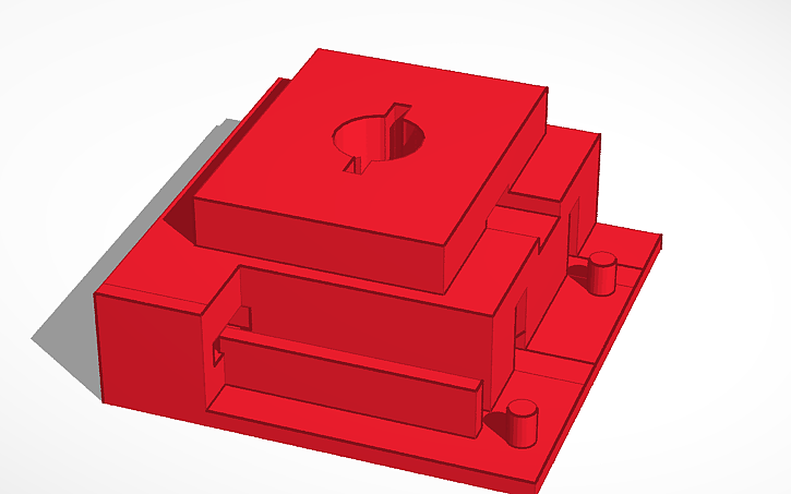 3D design box led light - Tinkercad