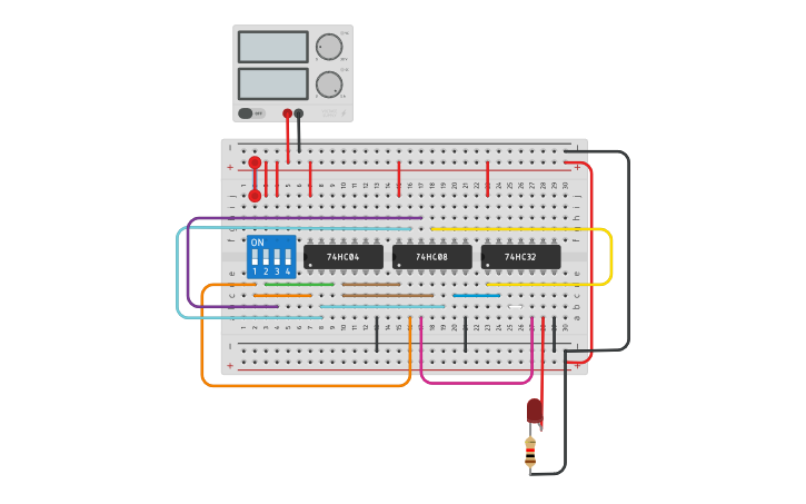 Circuit Design Using Sop Form Tinkercad